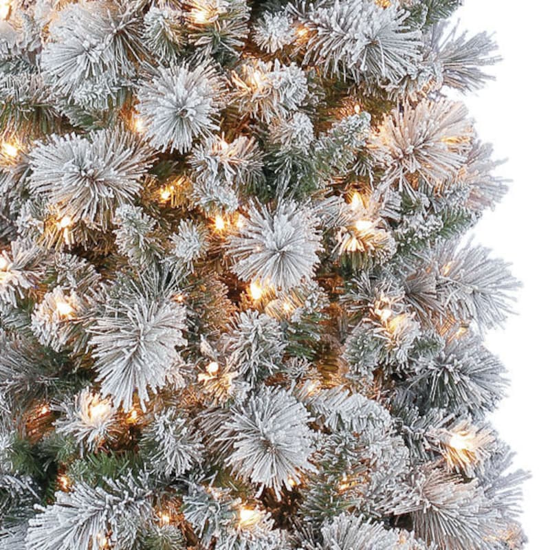 Flocked Tree - Etsy