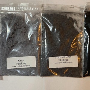 Flocking 1 Oz Pkg - 50 Colors Available!!! You Choose the Color You ...