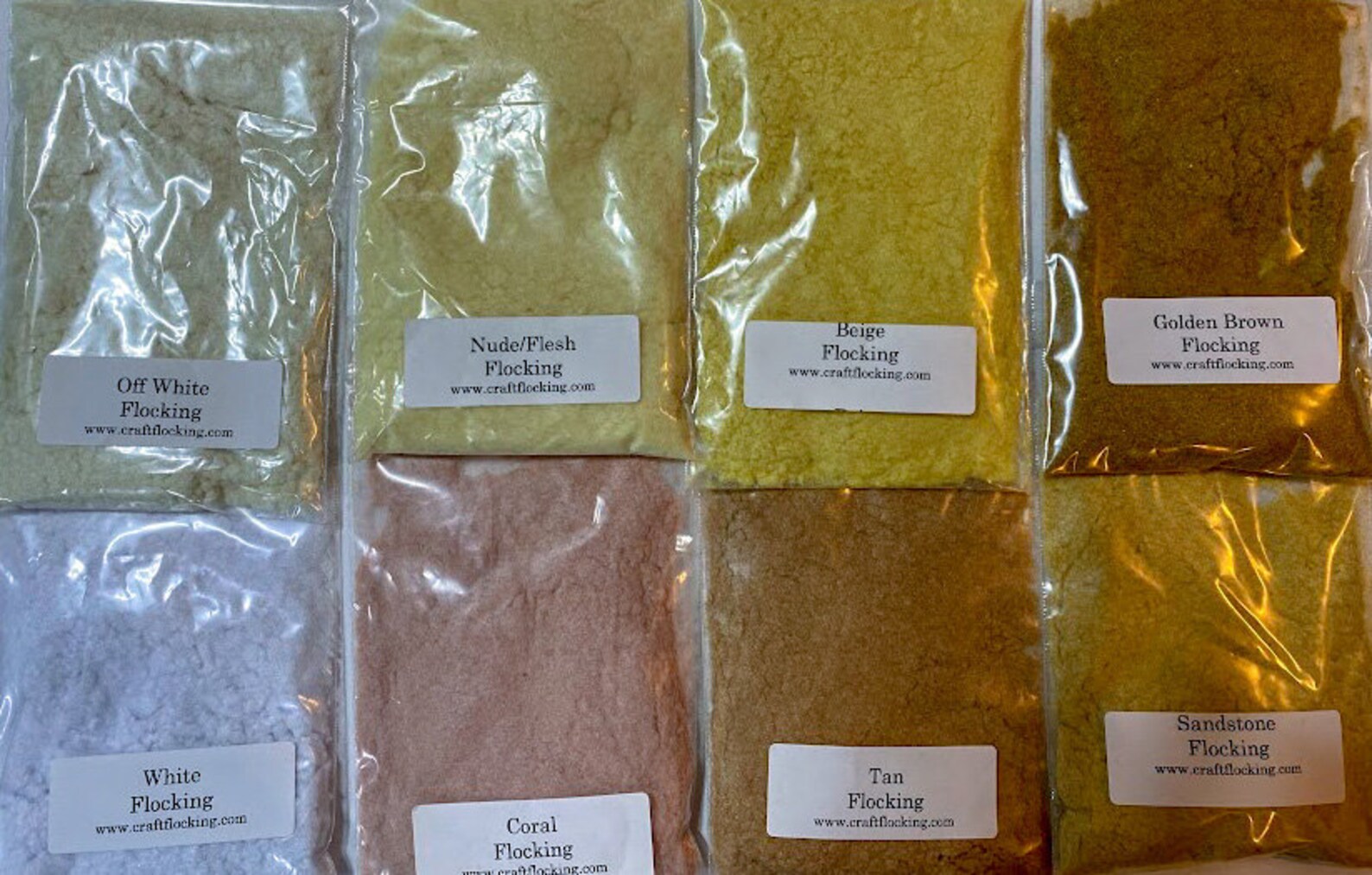 Flocking 1 Oz Pkg - 50 Colors Available!!! You Choose the Color You ...