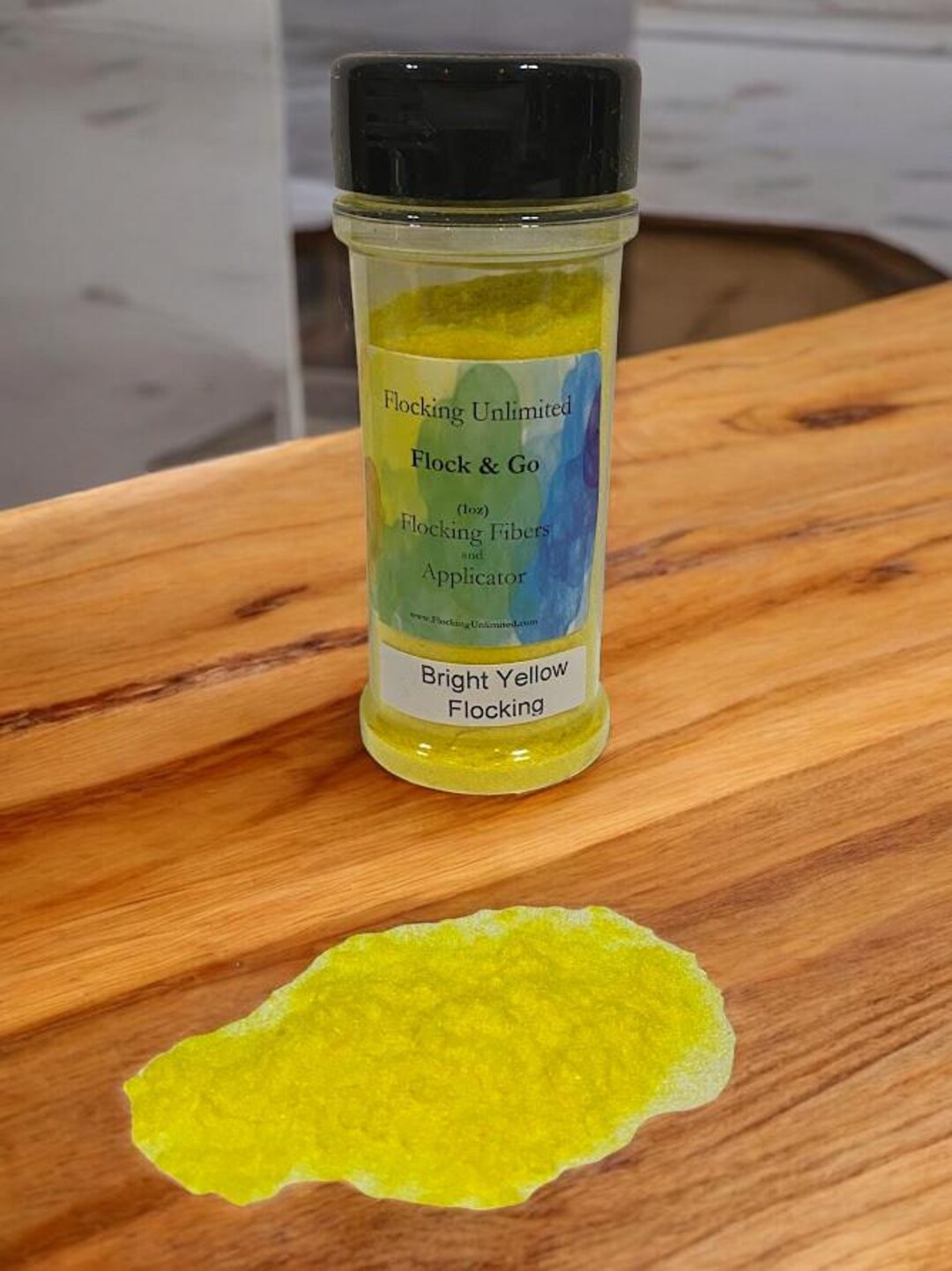 Flock & Go Flocking and Applicator (bright Yellow) - Etsy