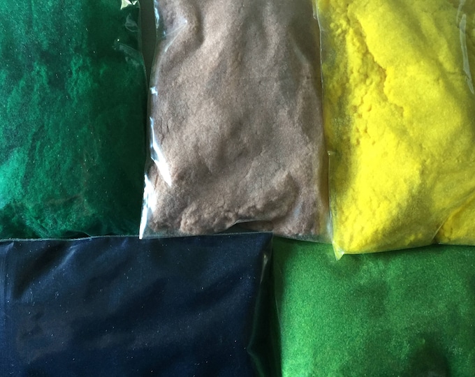 Flocking 1 Oz Pkg 50 Colors Available You Choose the Color You Want - Etsy