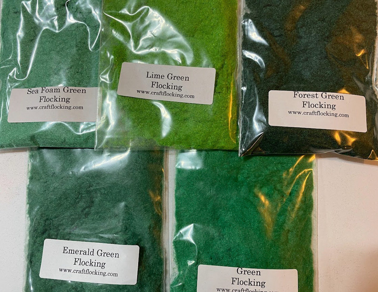 Flocking 1 Oz Pkg - 50 Colors Available!!! You Choose the Color You ...