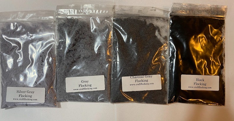 Flocking 1 Oz Pkg - 50 Colors Available!!! You Choose the Color You ...