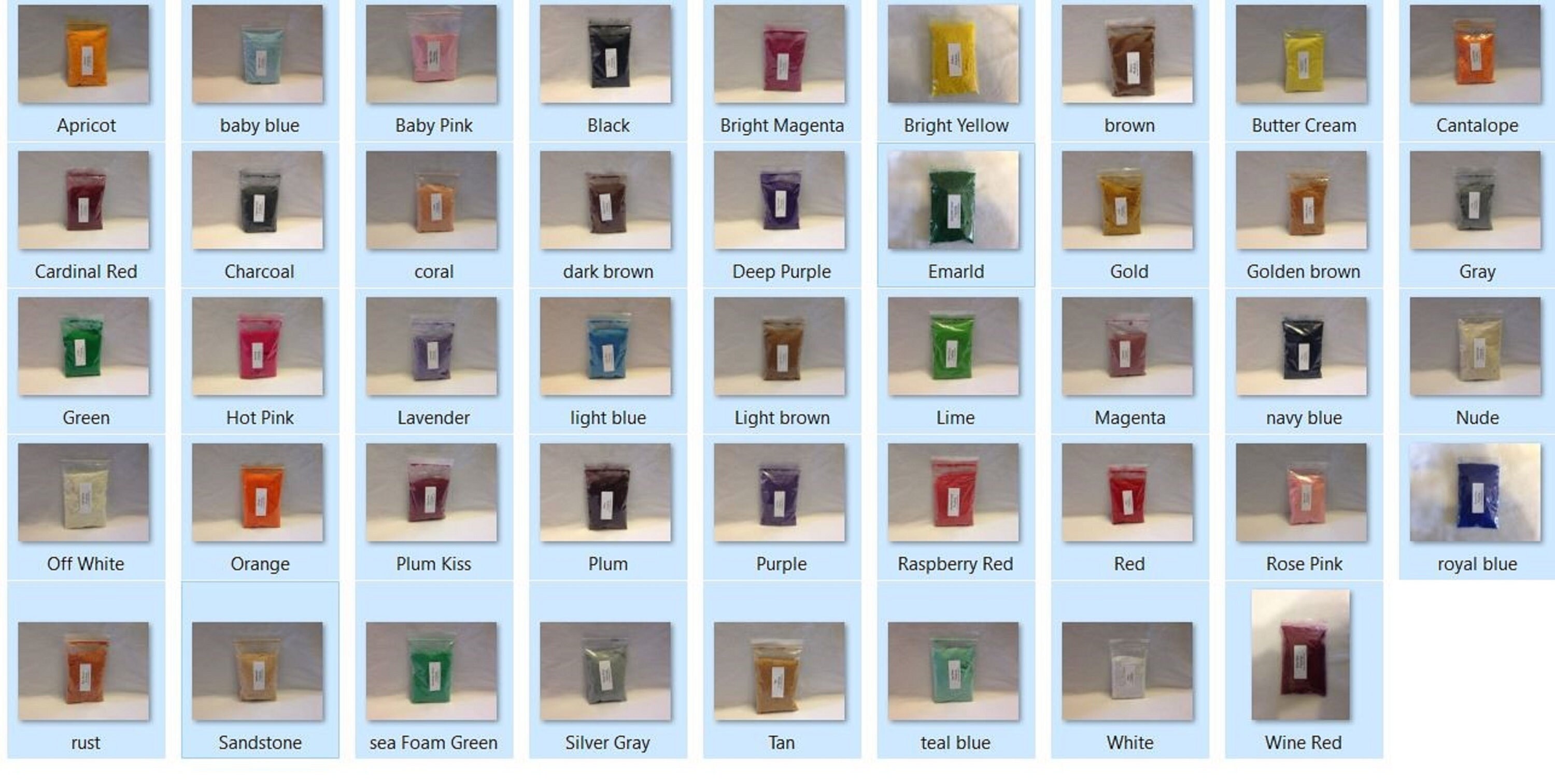 Flocking 1 Oz Pkg 50 Colors Available You Choose the - Etsy