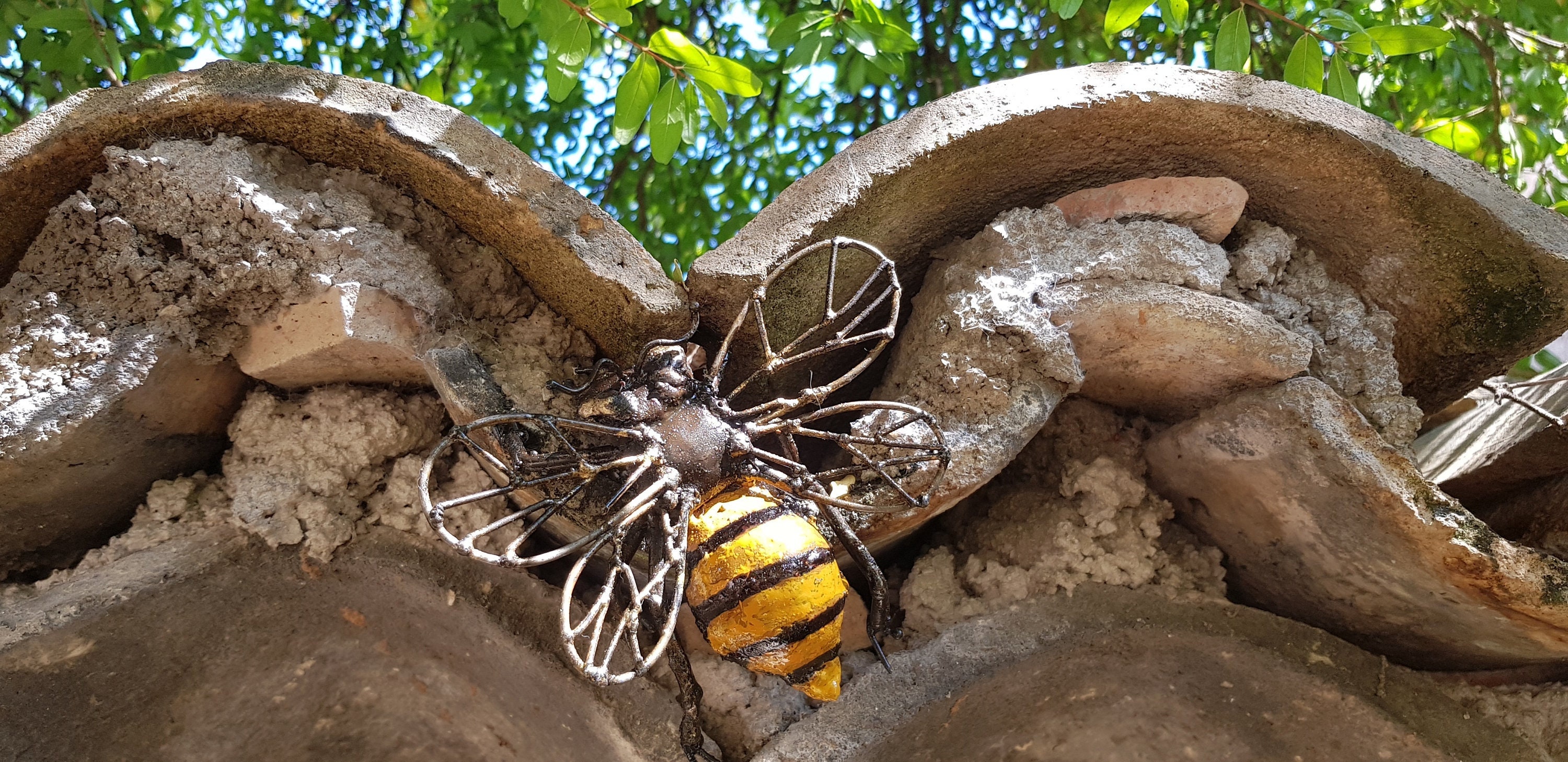 Recycled Metal Bee Insect Garden Decoration | Etsy