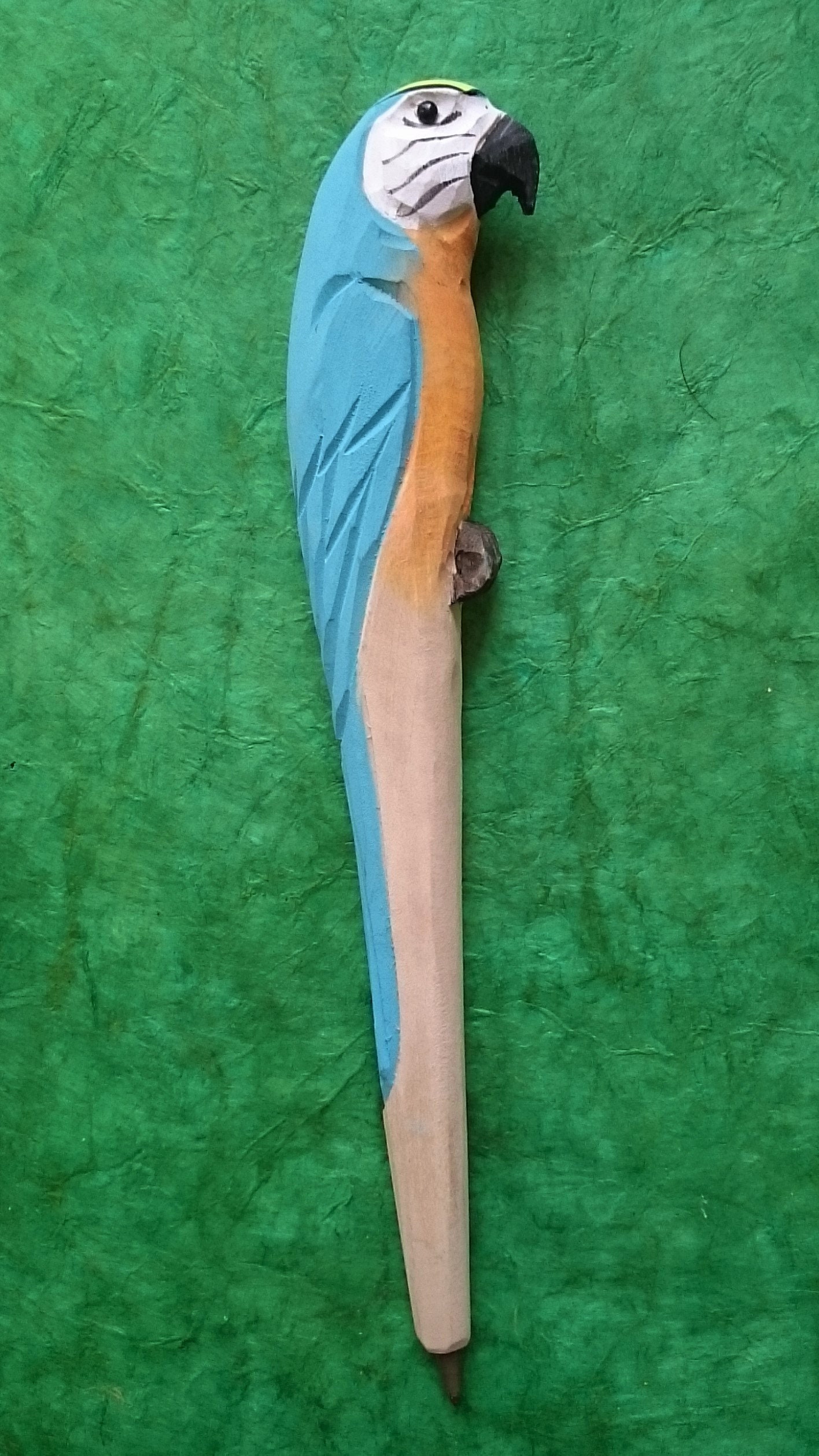 Linden wood pen carved pen animal head zebra meerkat | Etsy