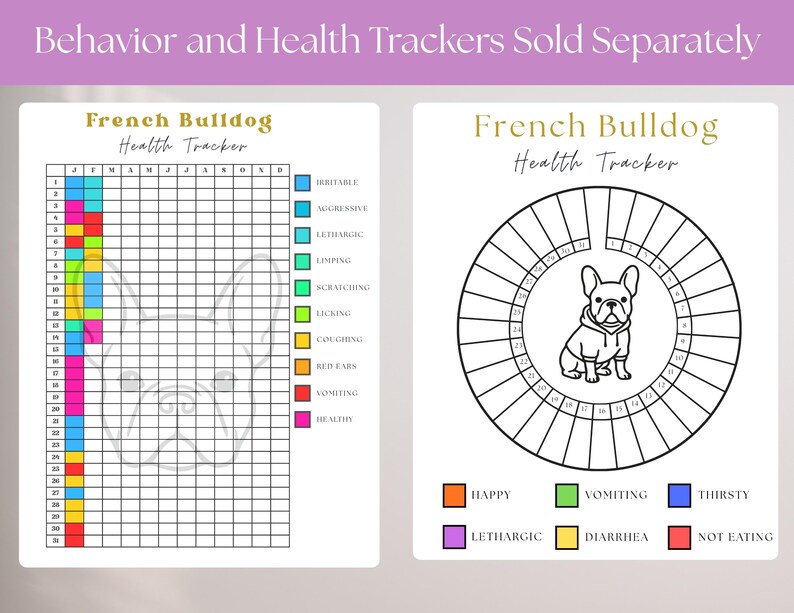 French Bulldog Chore Tracker Printable • Kids Dog Responsibility Chart ...