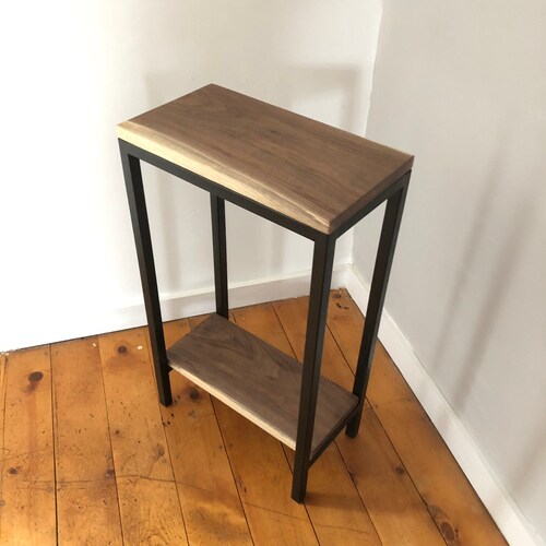 Solid Walnut Console Table - Etsy
