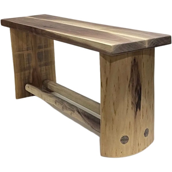 Live Edge Bench - Etsy