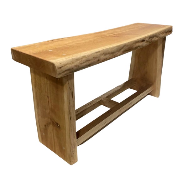 Live Edge Bench - Etsy