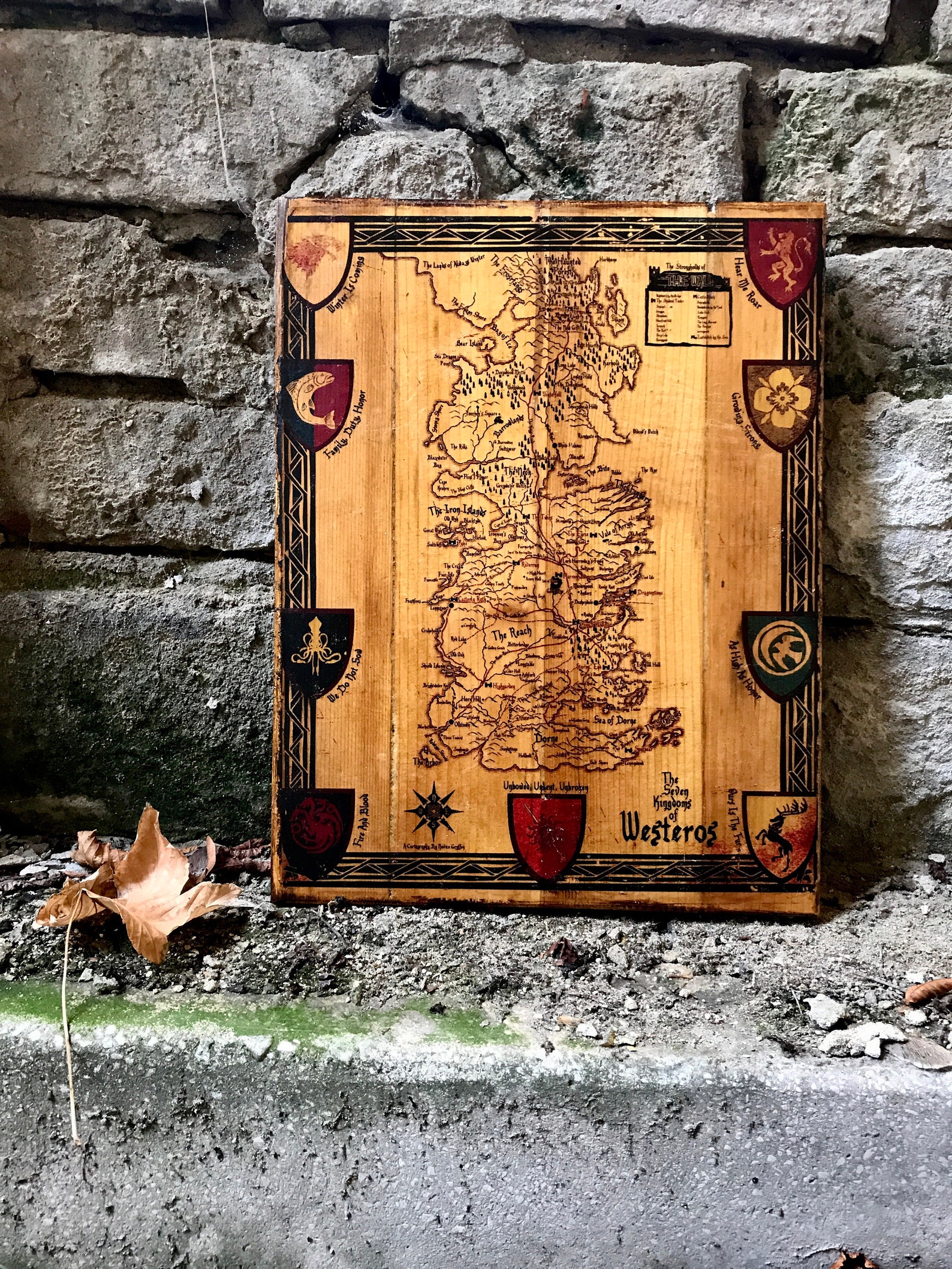 Game of Thrones Wooden Picture Home Decor Wall Decor | Etsy