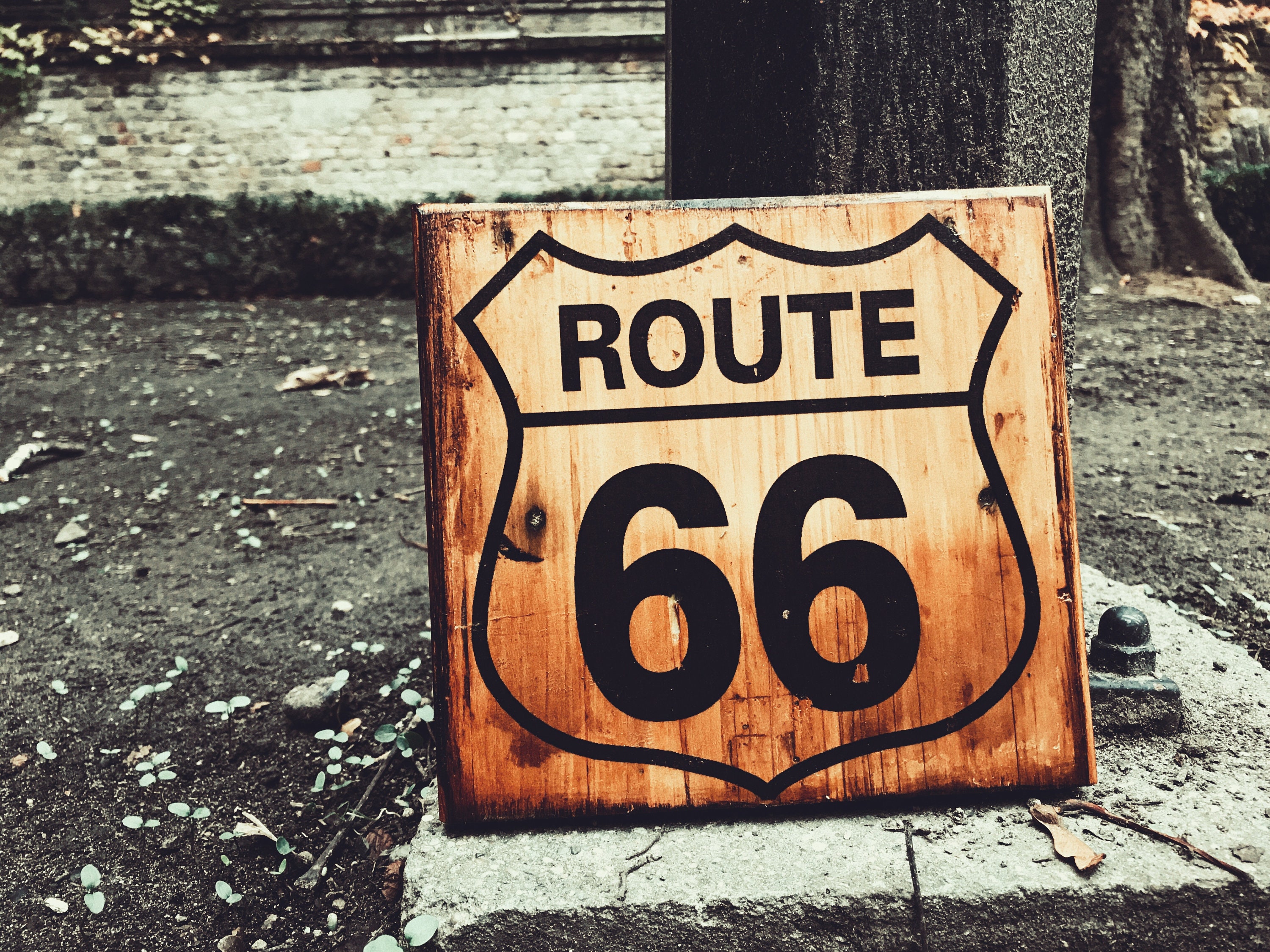 Route 66 Vintage Wooden Picture Wall Decor - Etsy