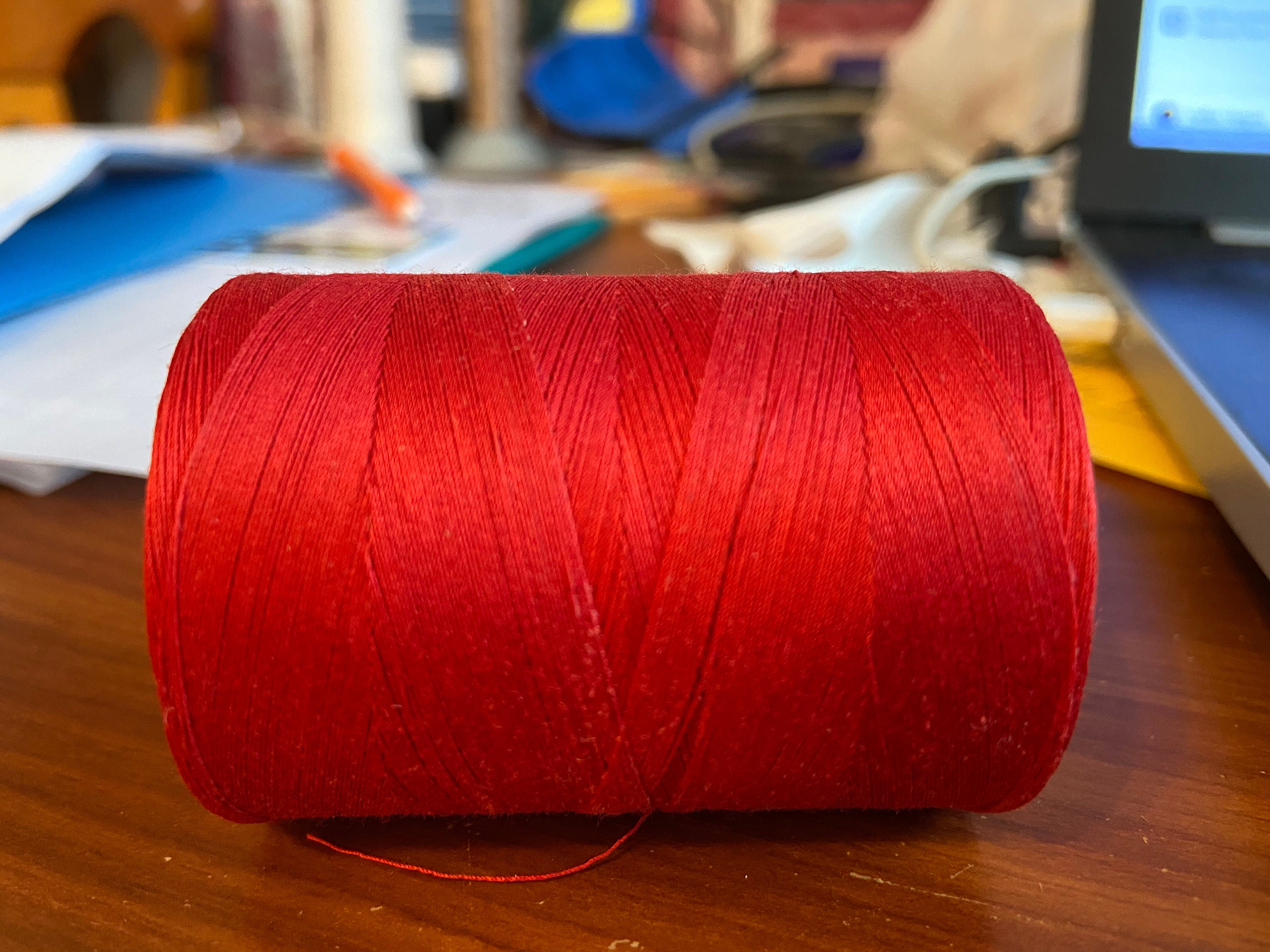 Classic Red Star Thread 30wt 1200yd spool Mercerized | Etsy