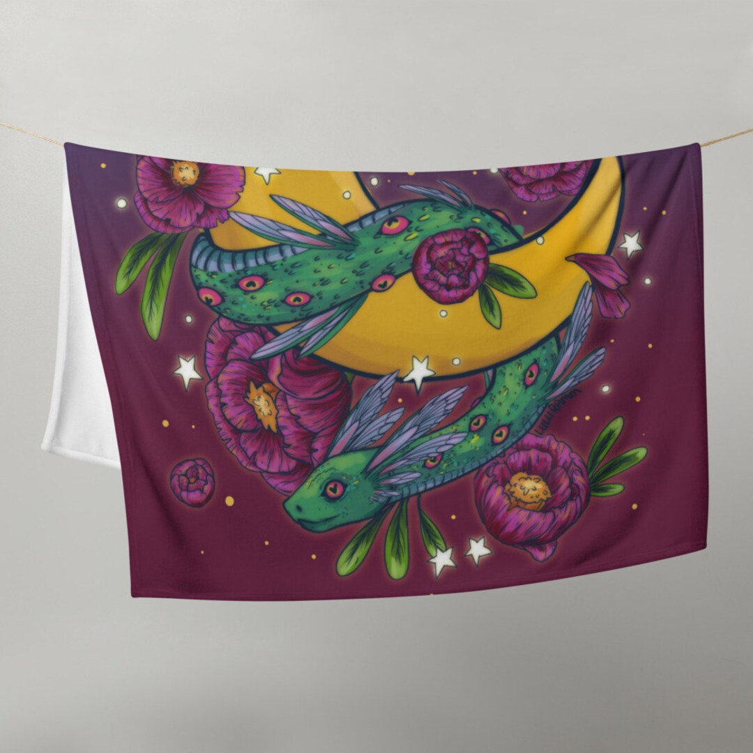 Fairy Snake Throw Blanket - Etsy