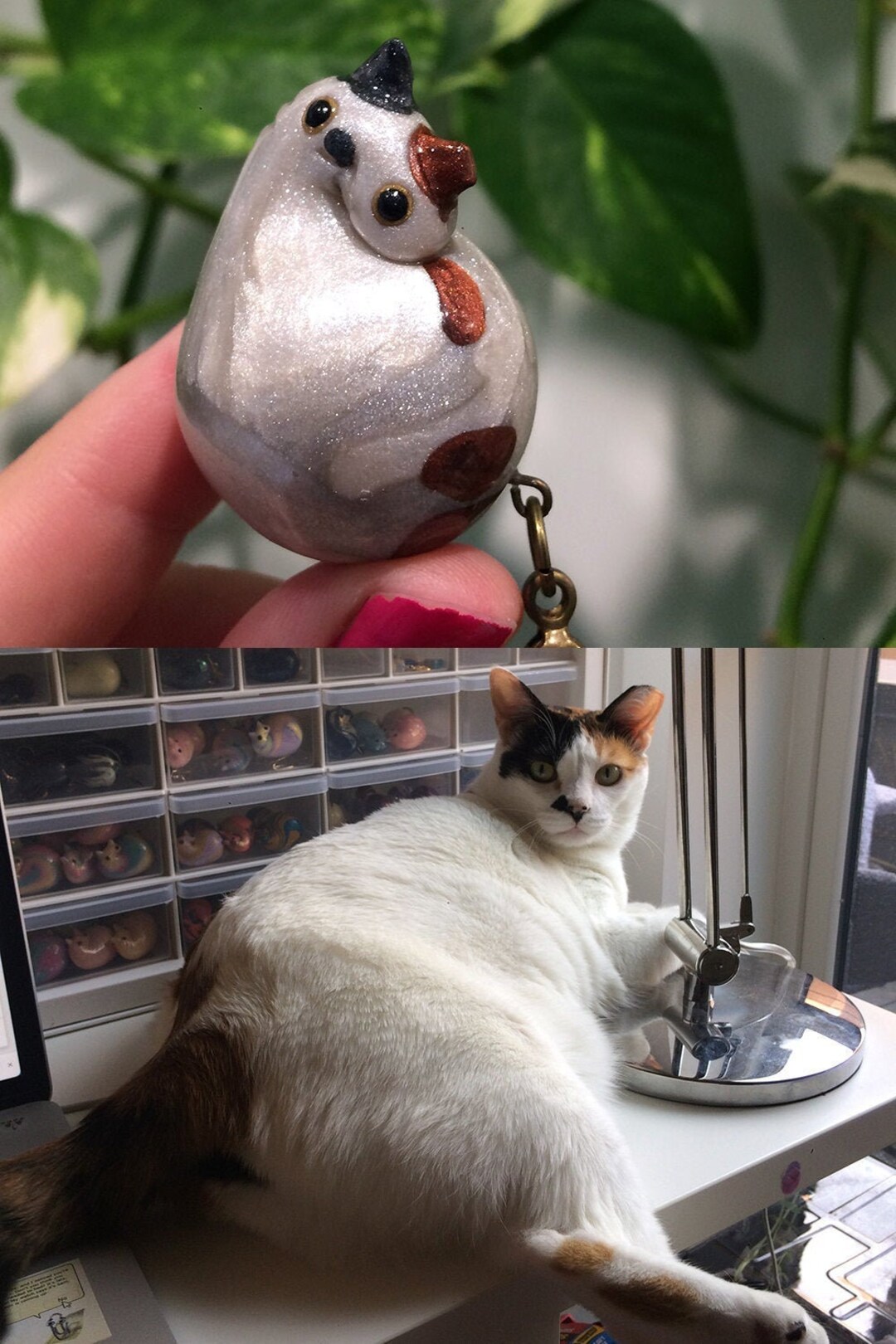 Blobby Cats • CUSTOM! Cat Charm / Sculpture / Figurine / Cute - Etsy