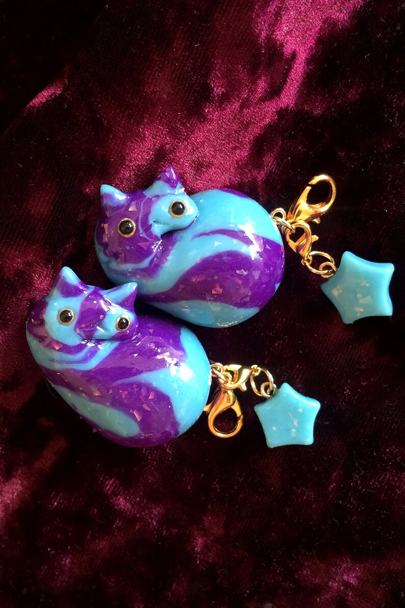 Blobby Cats CUSTOM Cat Charm / Sculpture / Figurine / Cute - Etsy