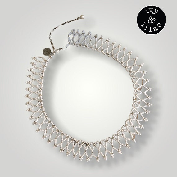 Native American Beaded Collar - Etsy