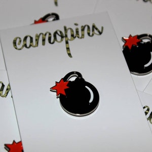 BOMB! Enamel Pin - Etsy