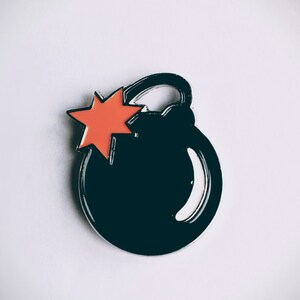 BOMB! Enamel Pin - Etsy