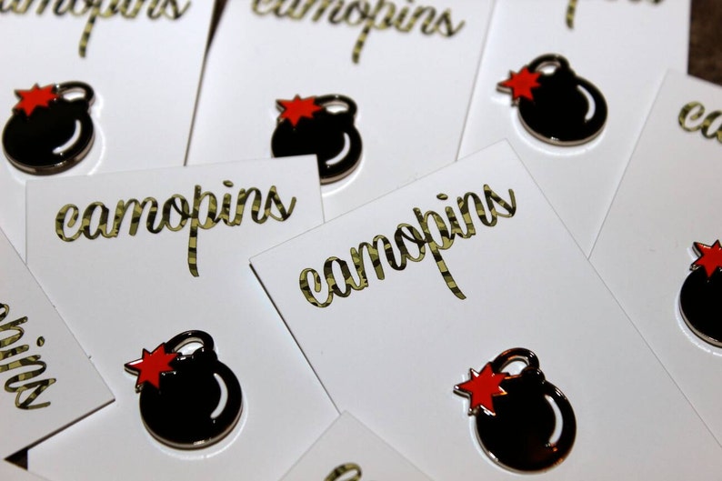 BOMB! Enamel Pin - Etsy