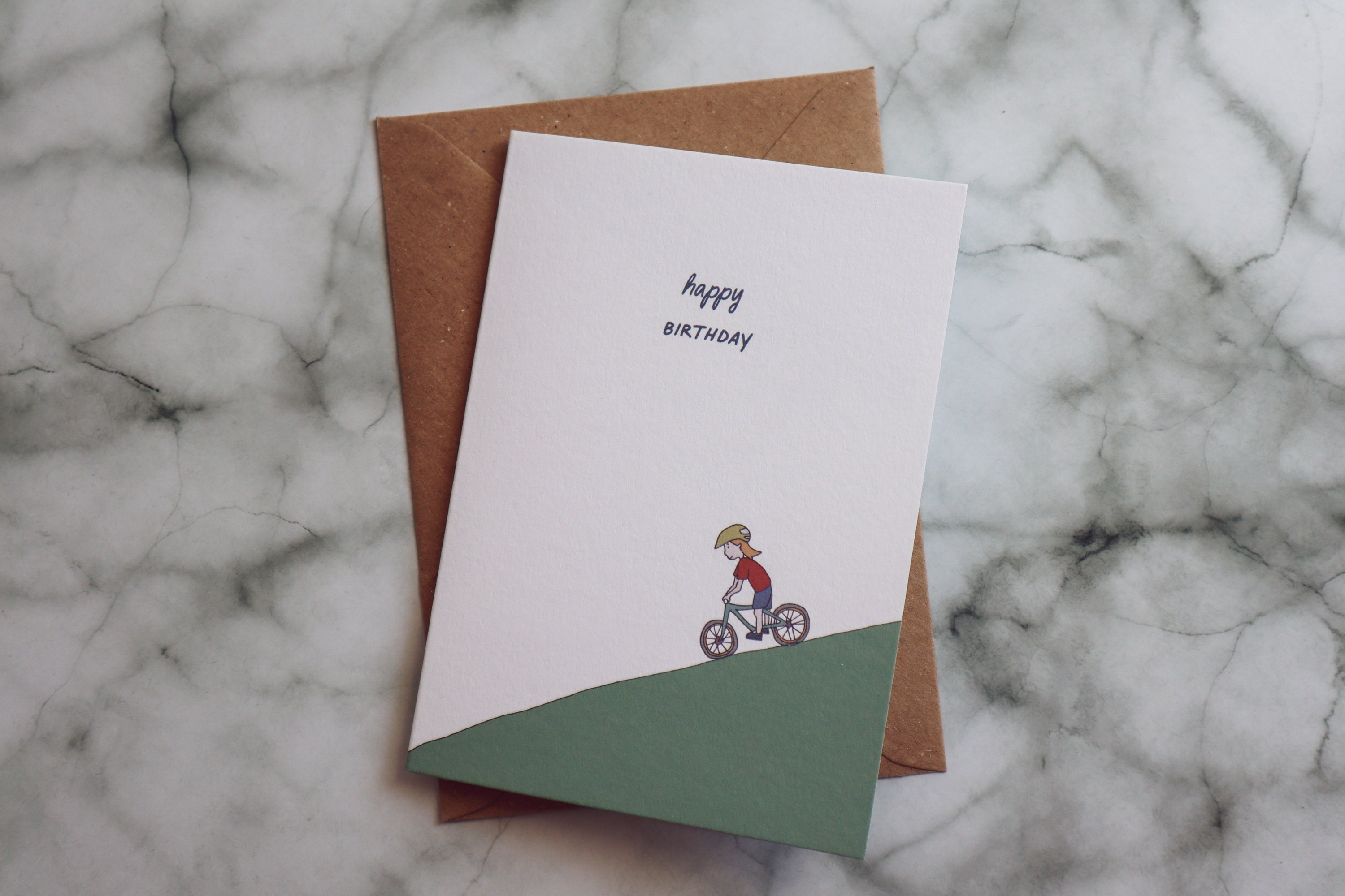 Cycling Birthday Card // Bike Birthday Card // Card for Her - Etsy
