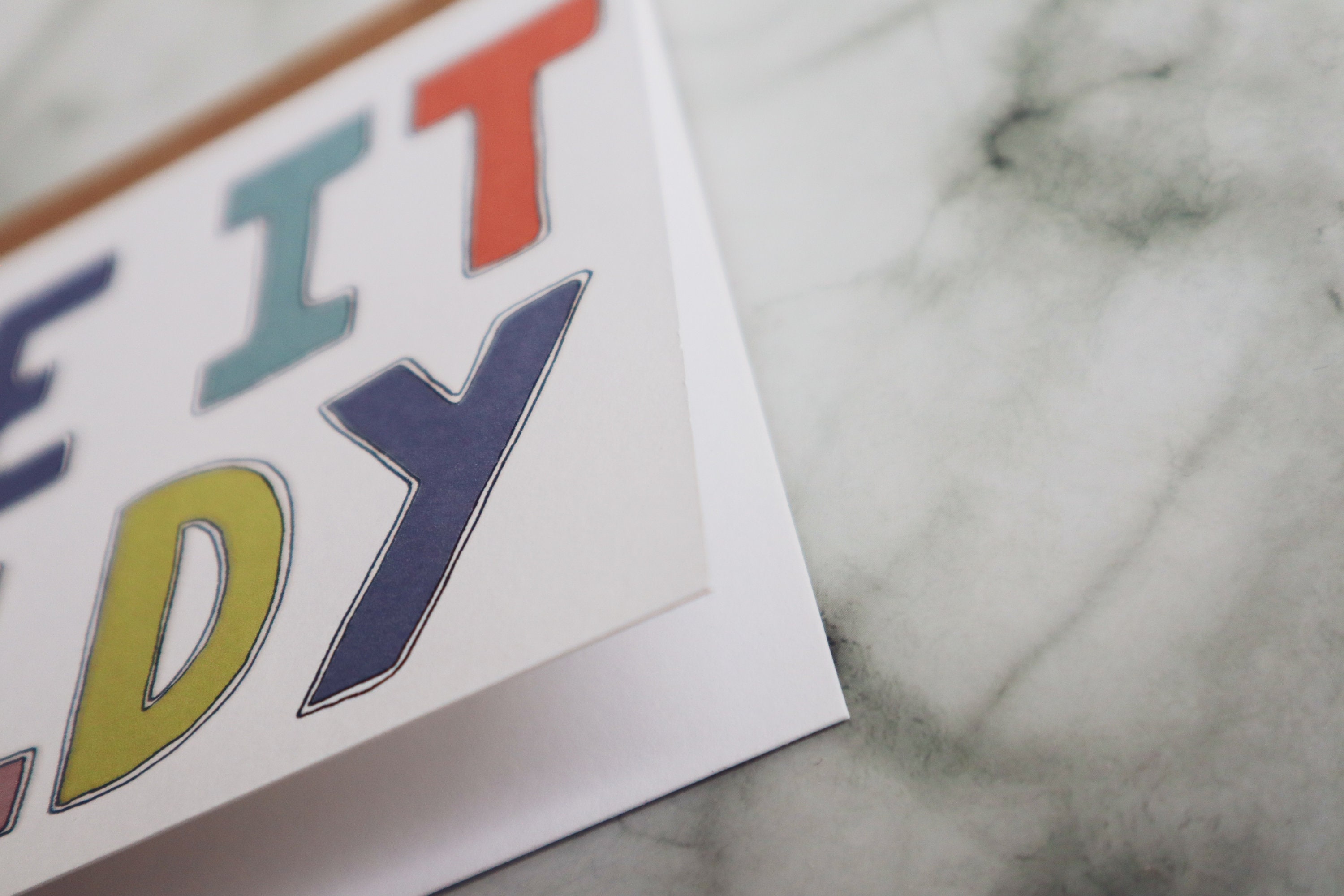Scottish Good Luck Card - Well Done Card - Gie It Laldy - Etsy
