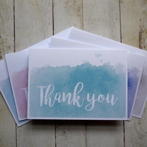 Thank You Card Set - Etsy