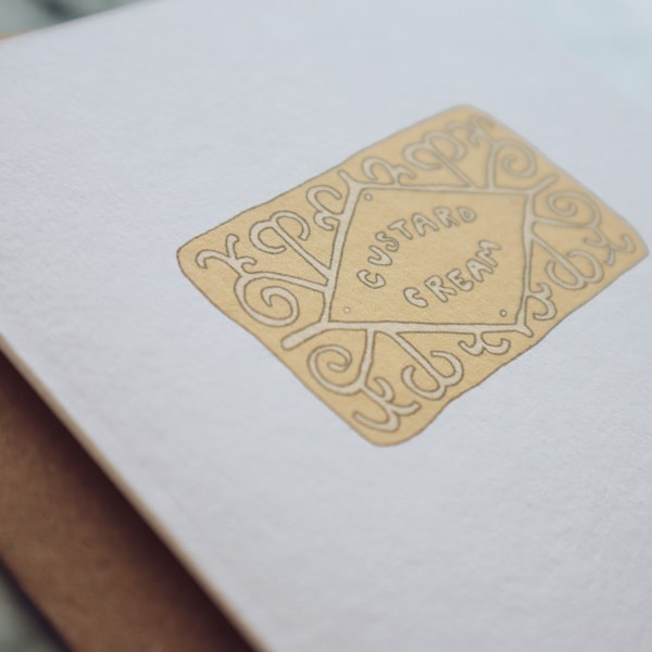 Custard Cream - Etsy
