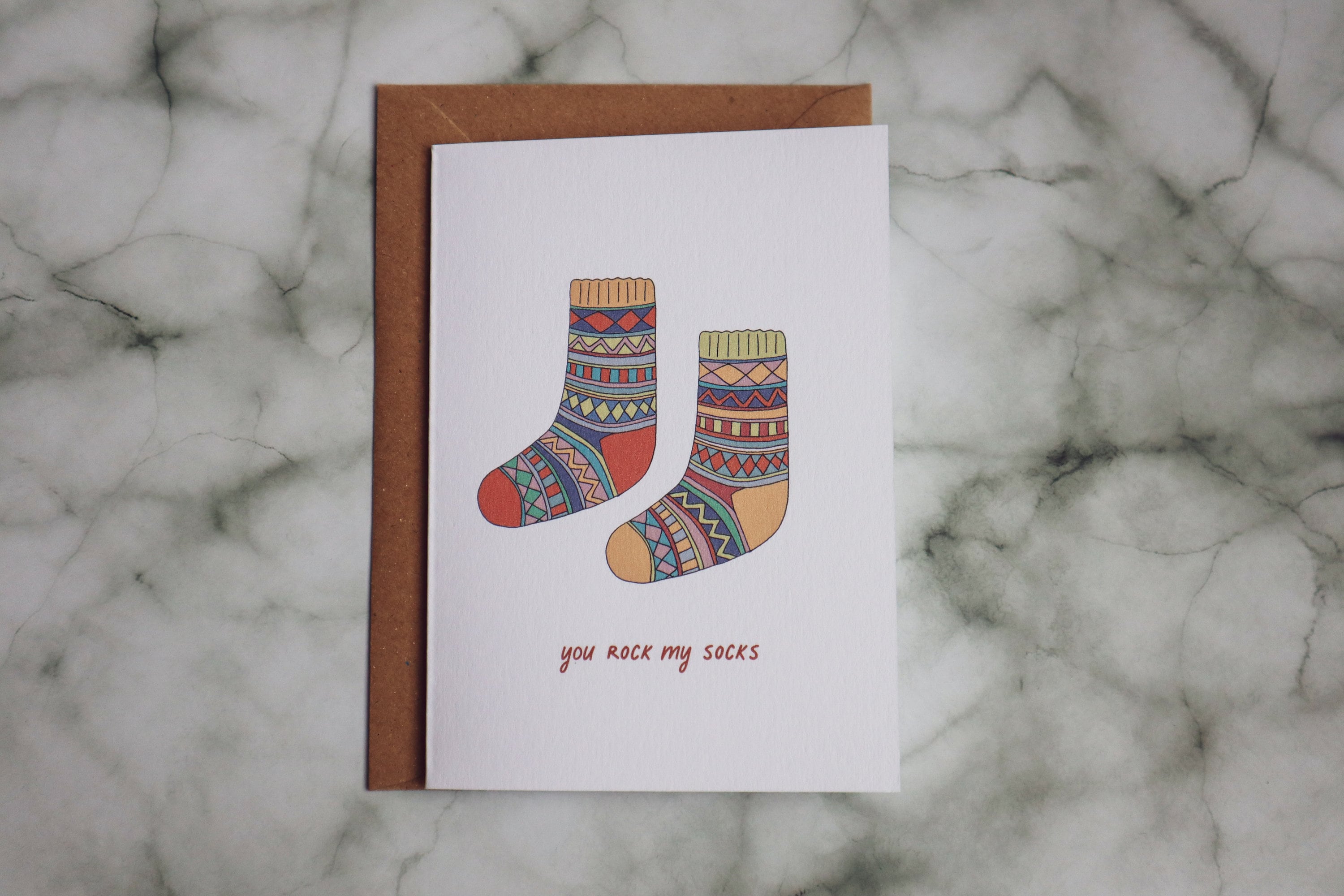 Funny Anniversary Card - You Rock My Socks - Positivity Card - Etsy UK