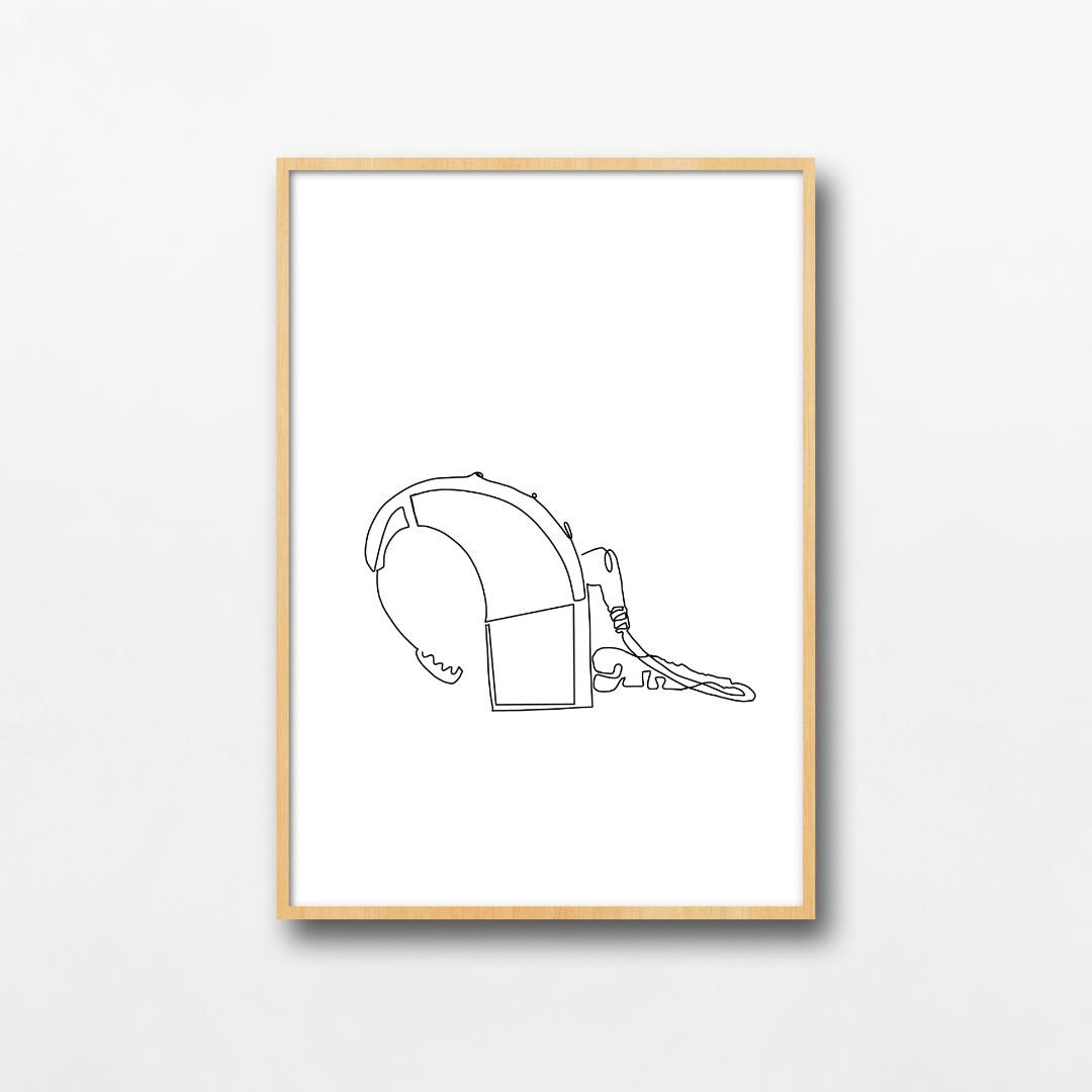 Advanced Bionics Processor Line Art Print: Audiology Gift (digital ...