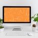 Audiology Devices Desktop Background | Orange + White | Minimal ...