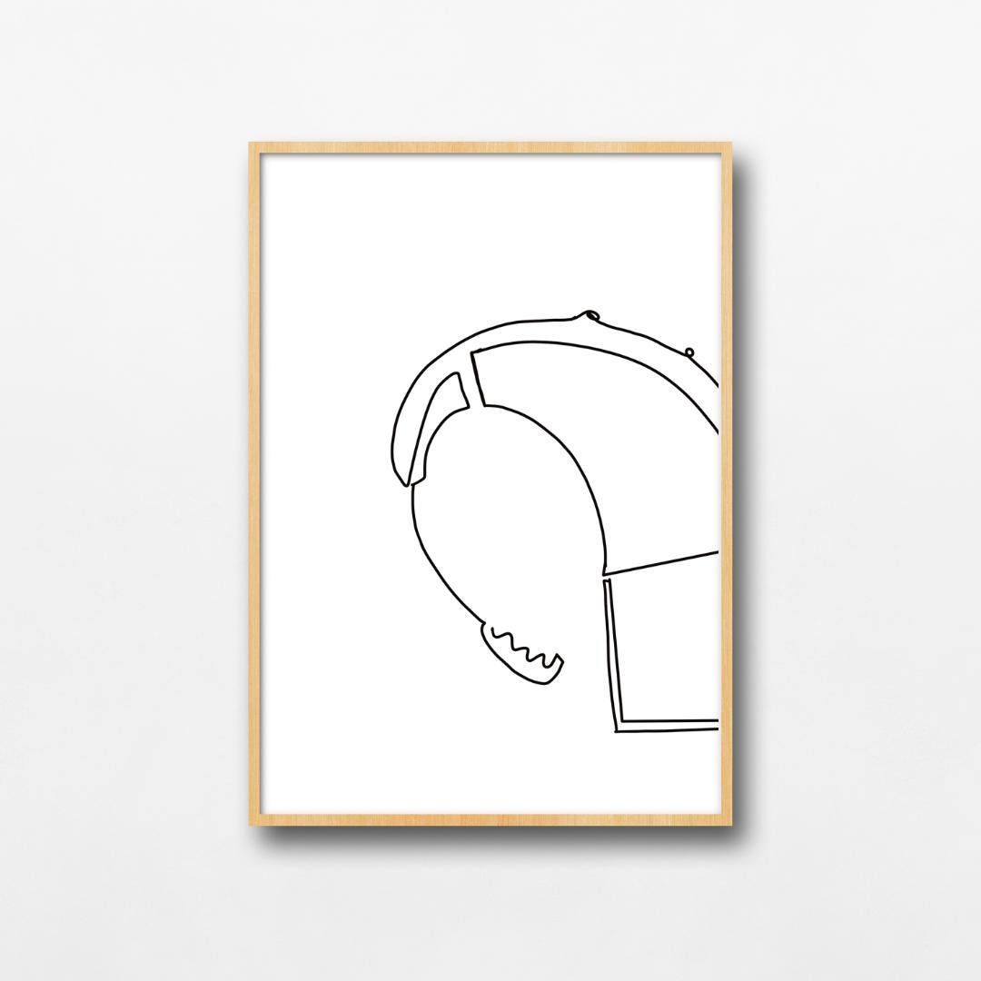 Advanced Bionics Processor Line Art Print: Audiology Gift (digital ...