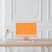 Audiology Devices Desktop Background | Orange + White | Minimal ...