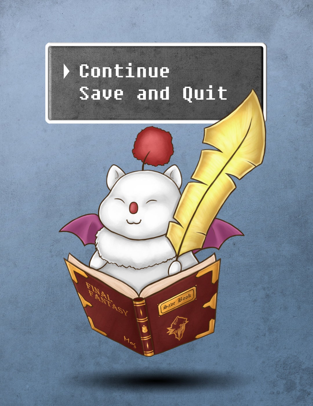 Save Moogle 8.5x11 Print - Etsy