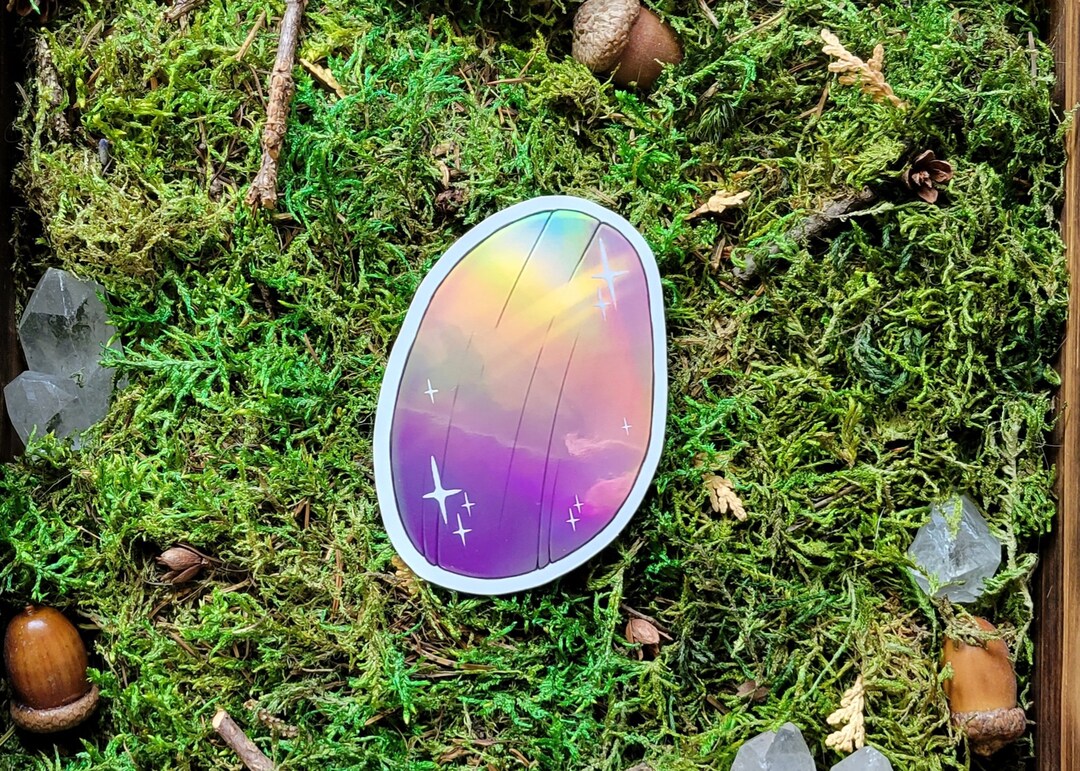 3" Dragonscale Holo Glossy Vinyl Sticker - Etsy