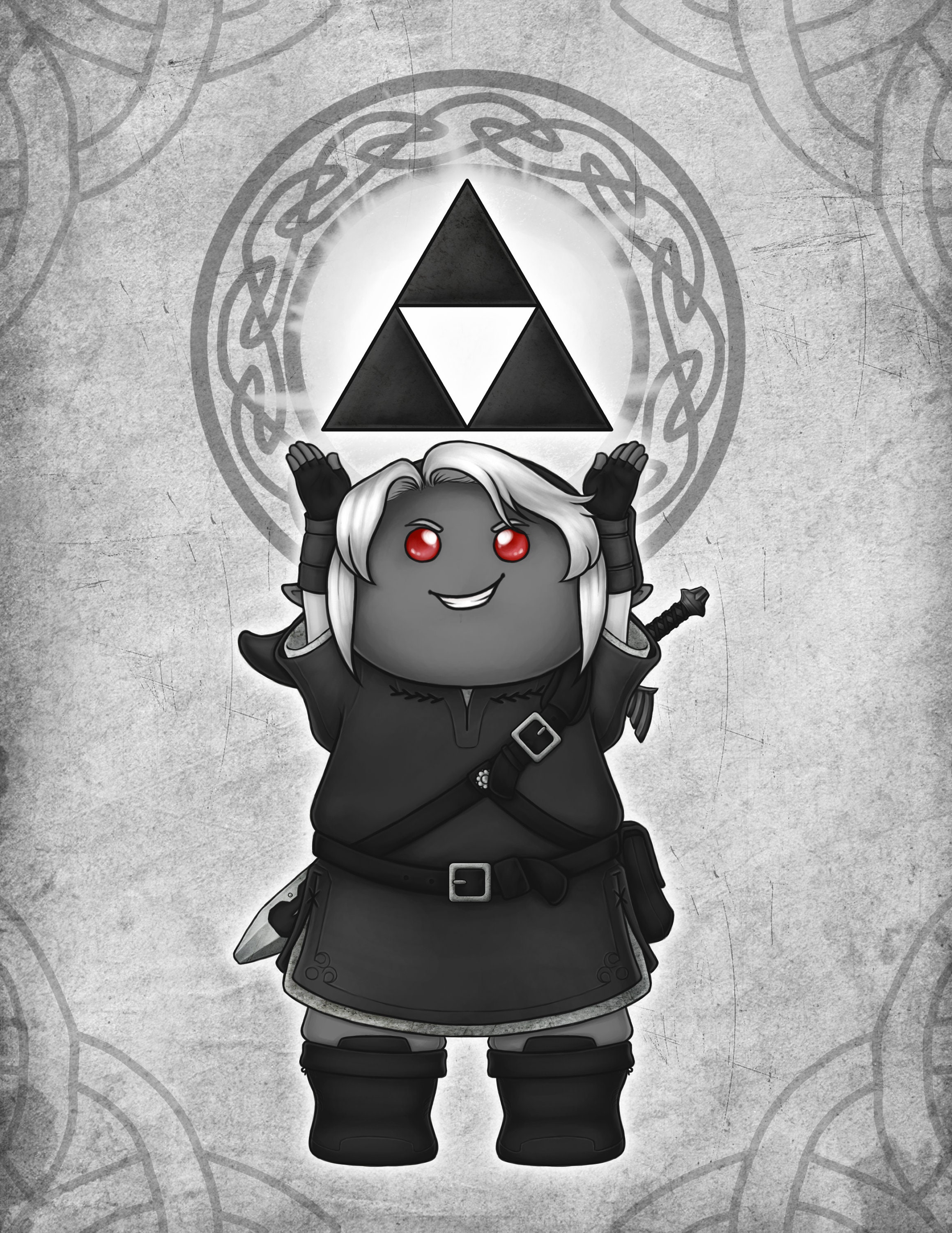 Link And Dark Link Chibi