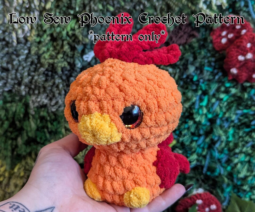 Low Sew Phoenix Crochet Pattern - Etsy