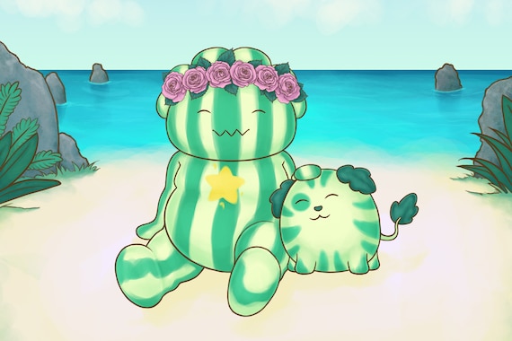 Watermelon Steven 4x6 Print - Etsy