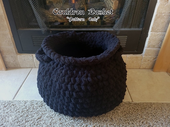 Cauldron Basket Crochet Pattern - Etsy
