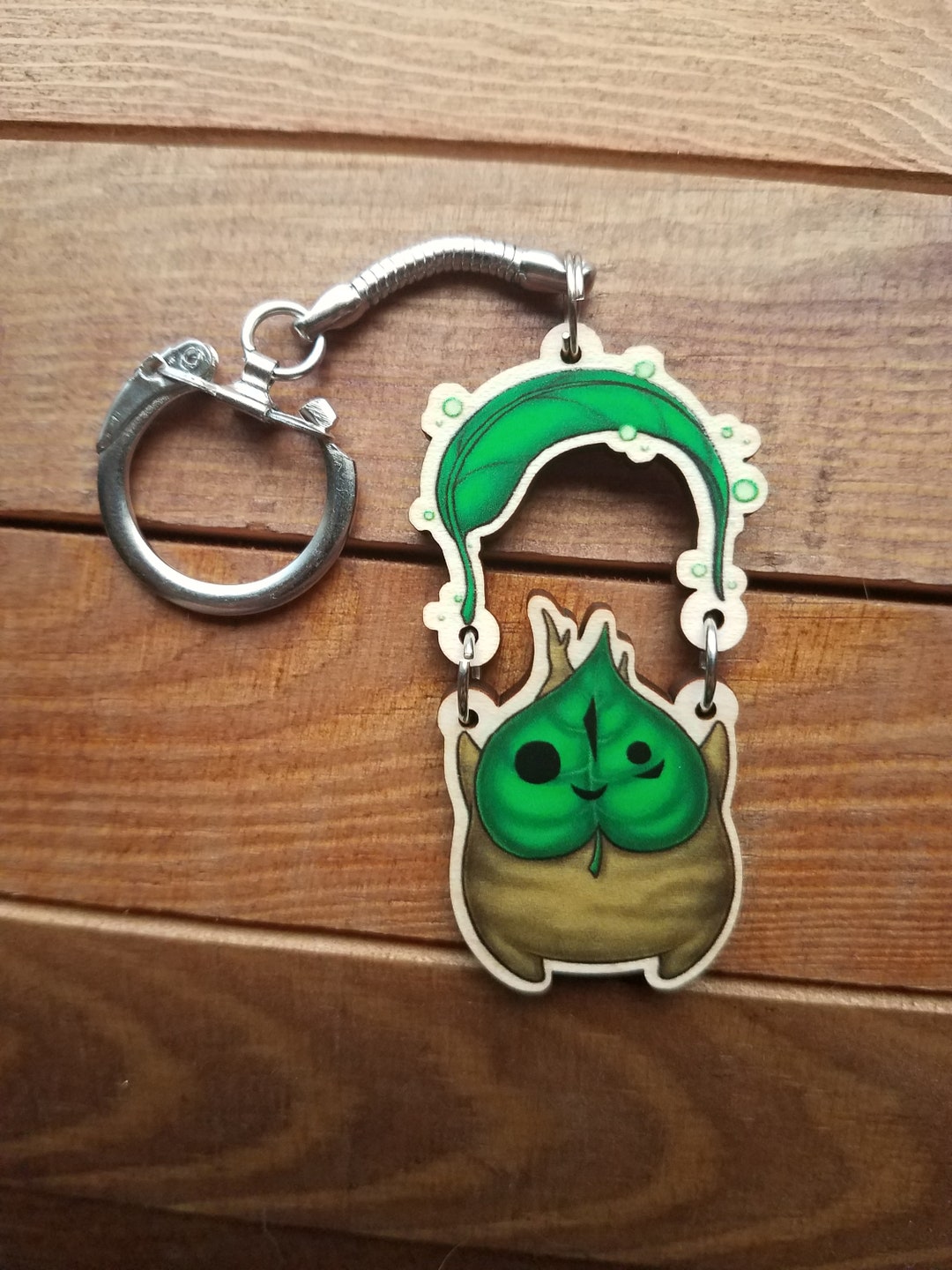 Makar Wooden Dangle Keychain - Etsy