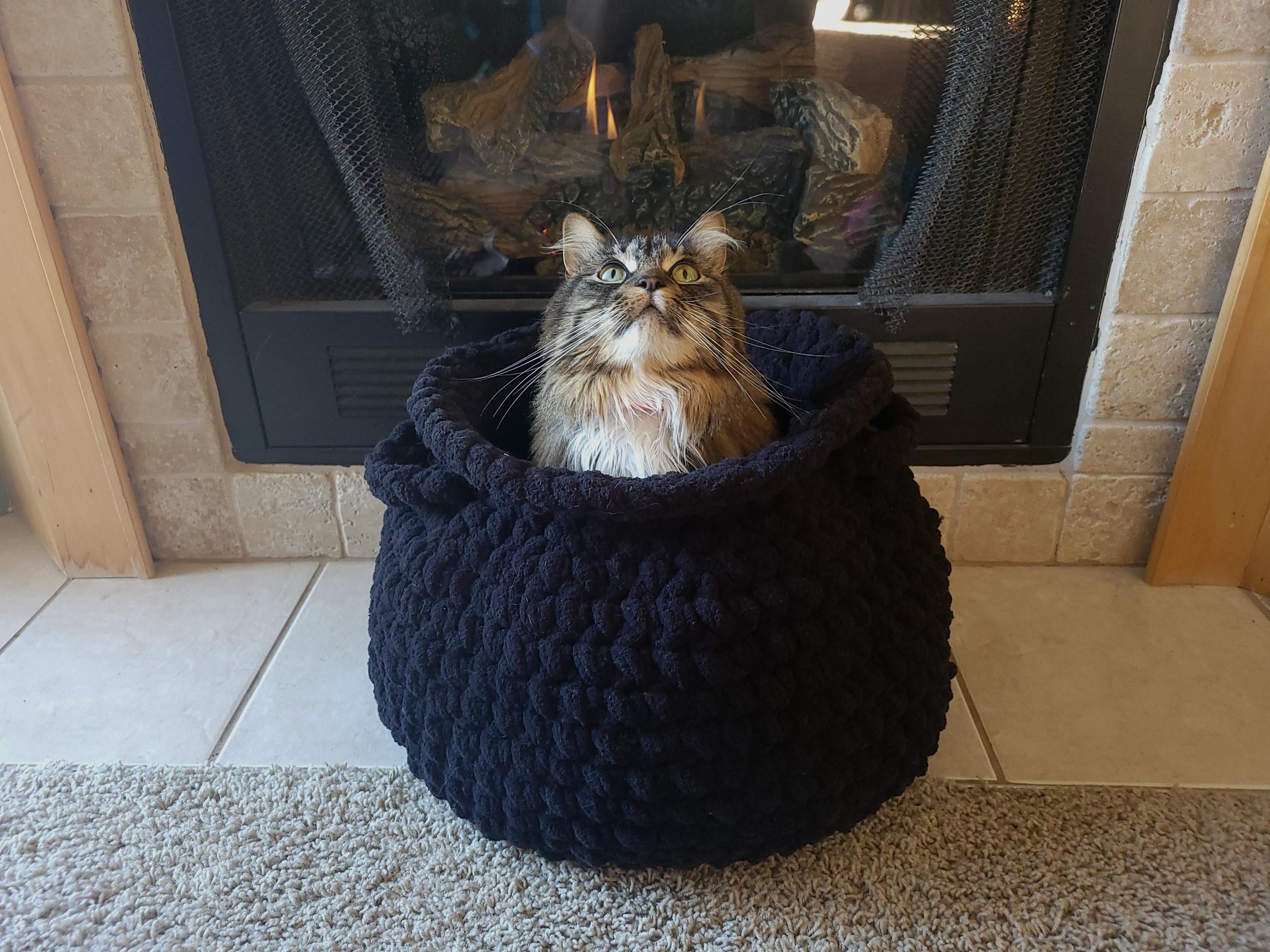 Cauldron Basket Crochet Pattern - Etsy