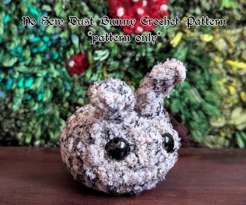 No Sew Dust Bunny Crochet Pattern - Etsy