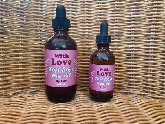 Soft Rose Hair Oil - Etsy