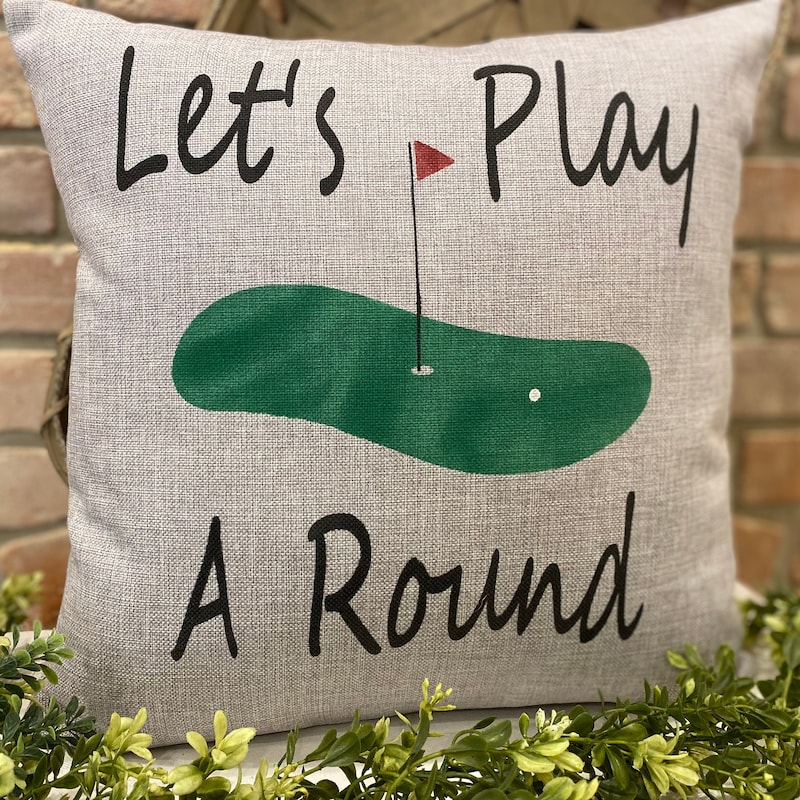 Golf Pillow - Etsy