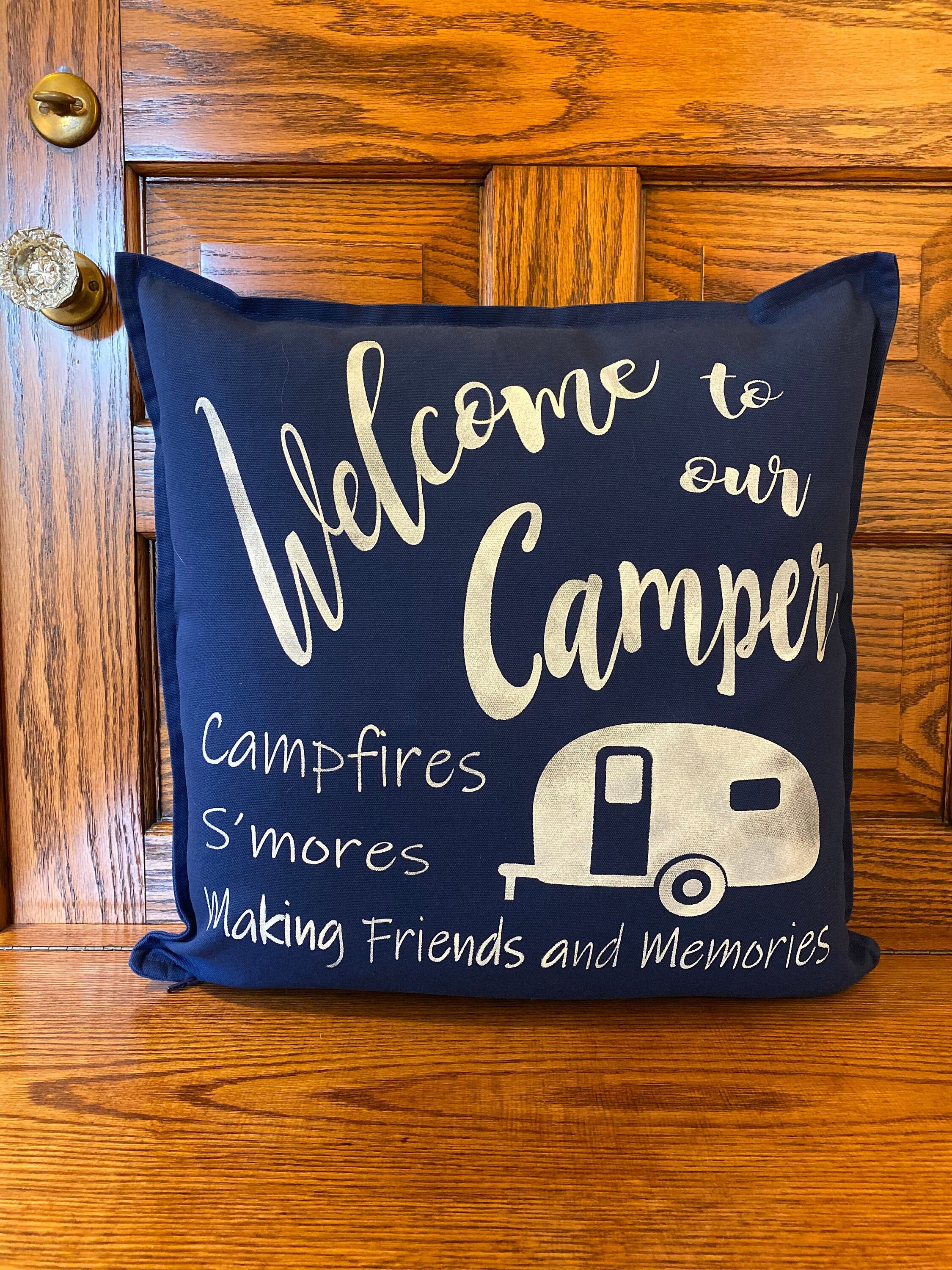 Welcome to Our Camper Pillow Cover-camper Decor-camper - Etsy