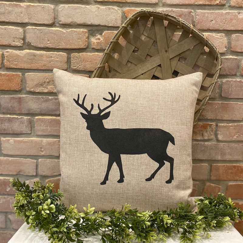 Deer Pillow Cover - Etsy