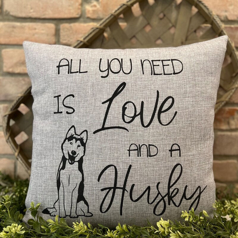 Husky Pillow - Etsy