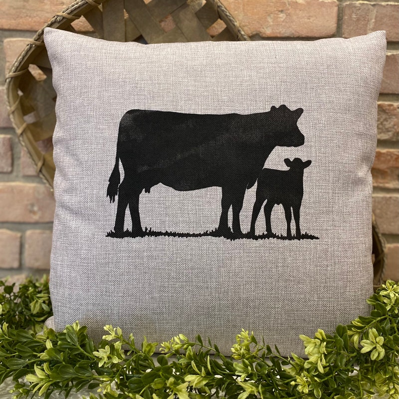 Cow Pillow - Etsy