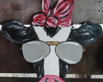 Sassy Cow Svg | Etsy