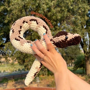 Crochet Amigurumi Ball Python Snake Plushie - Etsy